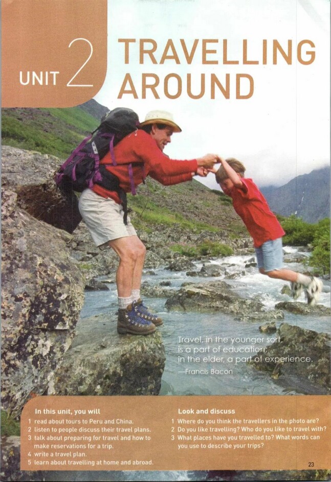 《Unit 2 Travelling Around》2019年审定人教版高中英语必修一_中学课本网