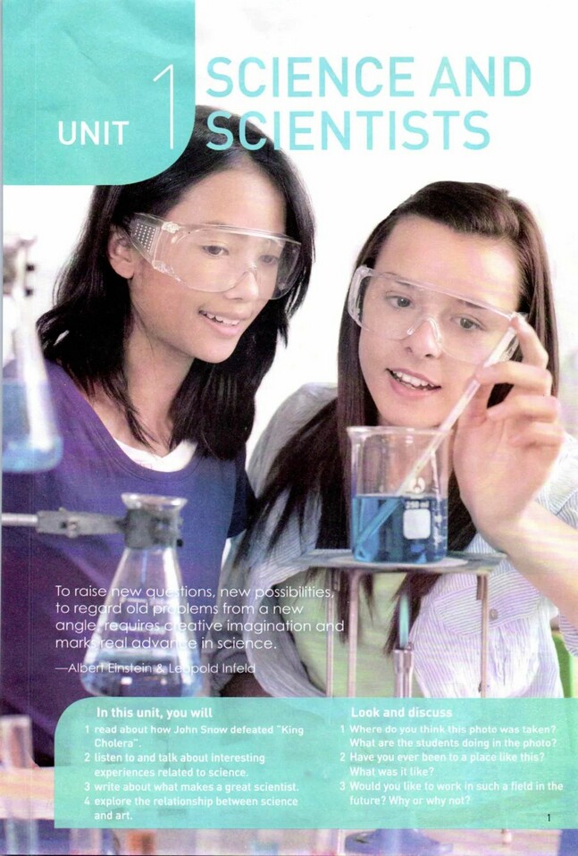 Unit 1 SCIENCE AND SCIENTISTS|2019年审定人教版高中英语选修第二册_中学课本网